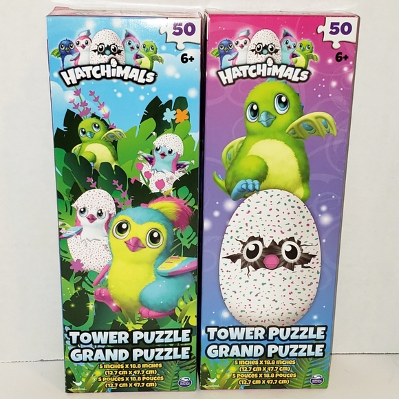 Hatchimals | Toys | Nib 2 Hatchimals 5 Piece Tower Puzzles | Poshmark